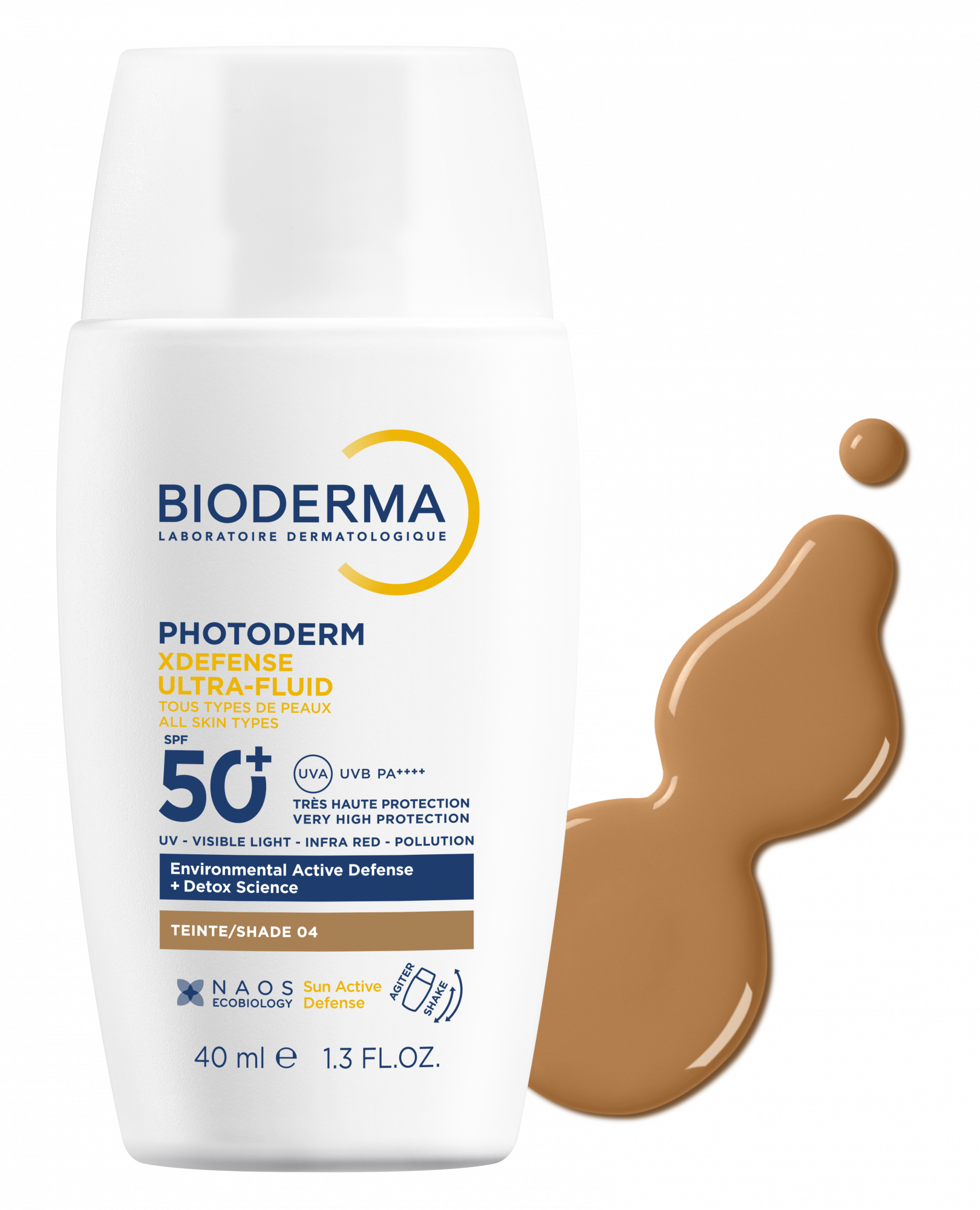 PHOTODERM XDEFENSE SPF50+ Soin solaire teinté 04 | BIODERMA